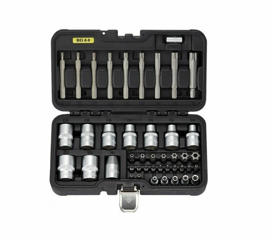 Набор бит и торцевых головок BERGER BG044-1214 TORX 44 предмета