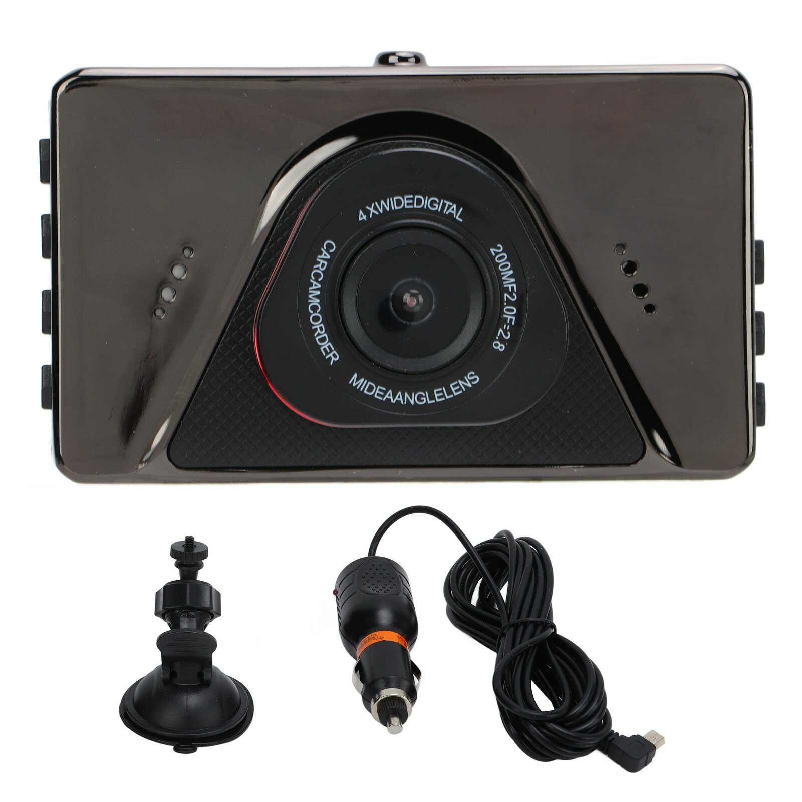 3in Car Dash Camera High Definition Driving Recorder 120 Degree Wide Angle G Sensor Universal for Au