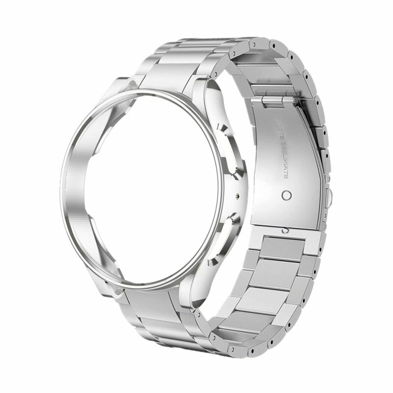 Мягкий чехол + металлический ремешок для Samsung Galaxy Watch 4 5 Pro 40 мм 44 мм 45 мм ремешок Galaxy Watch 4 6 Classic 42 мм 46 мм 43 мм 47 мм