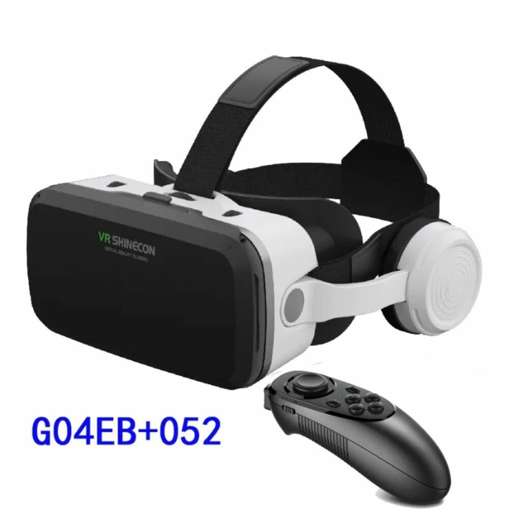 VR Очки Виртуальной Реальности С Premium Джойстиком, Для Видеоигр & Кино