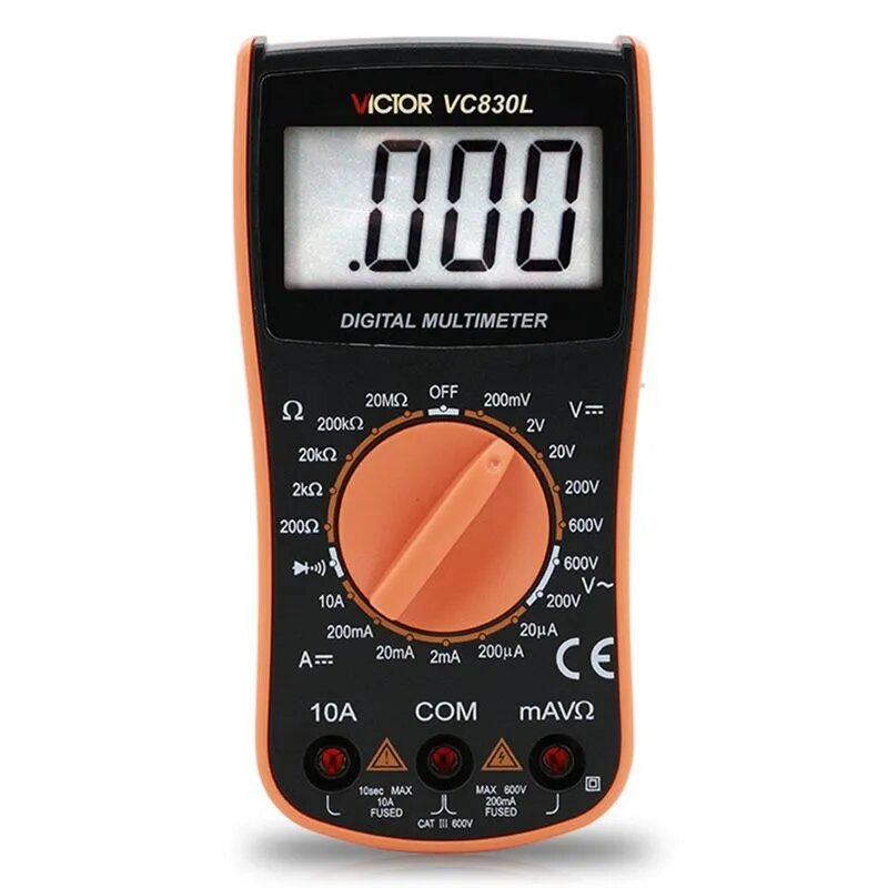 VICTOR Цифровой мультиметр VC830L Цифровой карманный мини-бытовой электрик-мультиметр