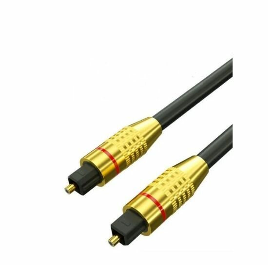 MRM-POWER Аудиокабель ODT (Toslink)/ODT (Toslink), 10 м, черный, золотой