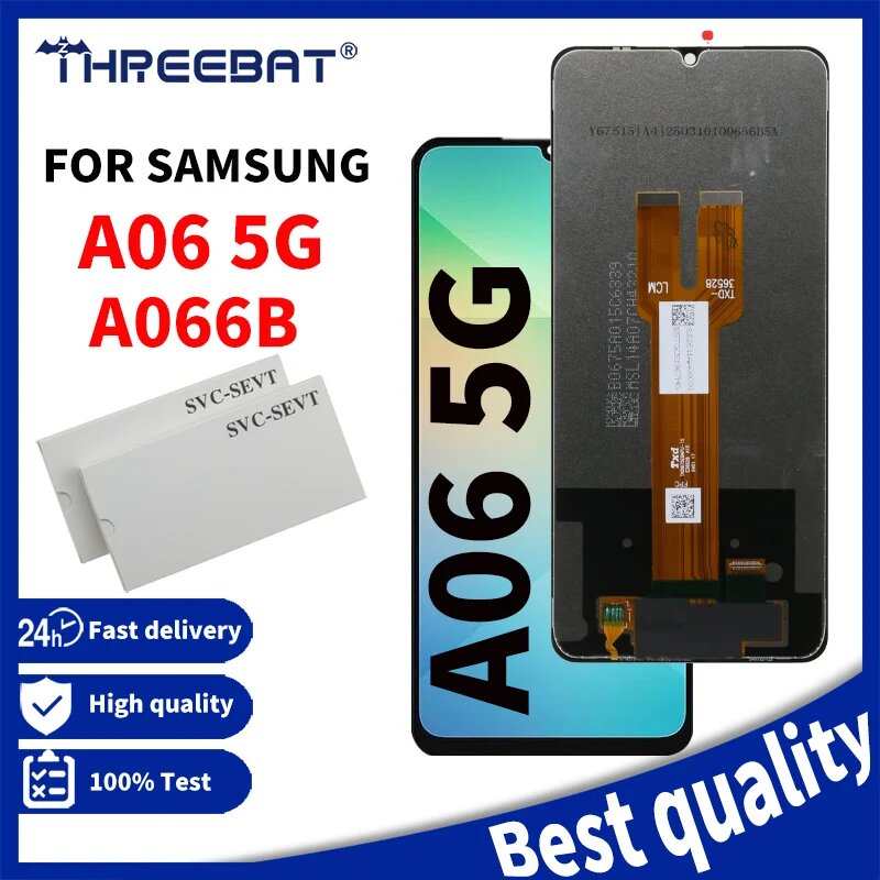 Дисплей для Samsung A06 5G Black With Frame 6.7"