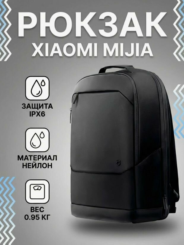Рюкзак Xiaomi Mijia Business Backpack черный (MJSWB01RM)