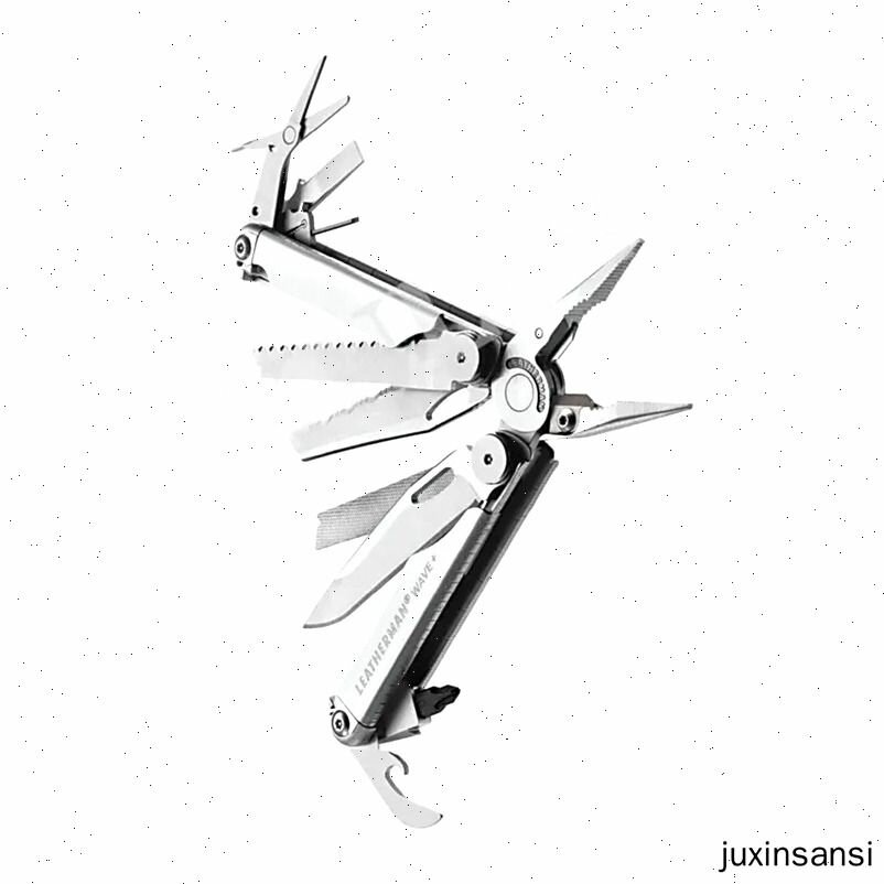 Тактический мультитул Leatherman Wave Plus с 17 функциями и чехлом мультитул 17 функций с чехлом тактический
