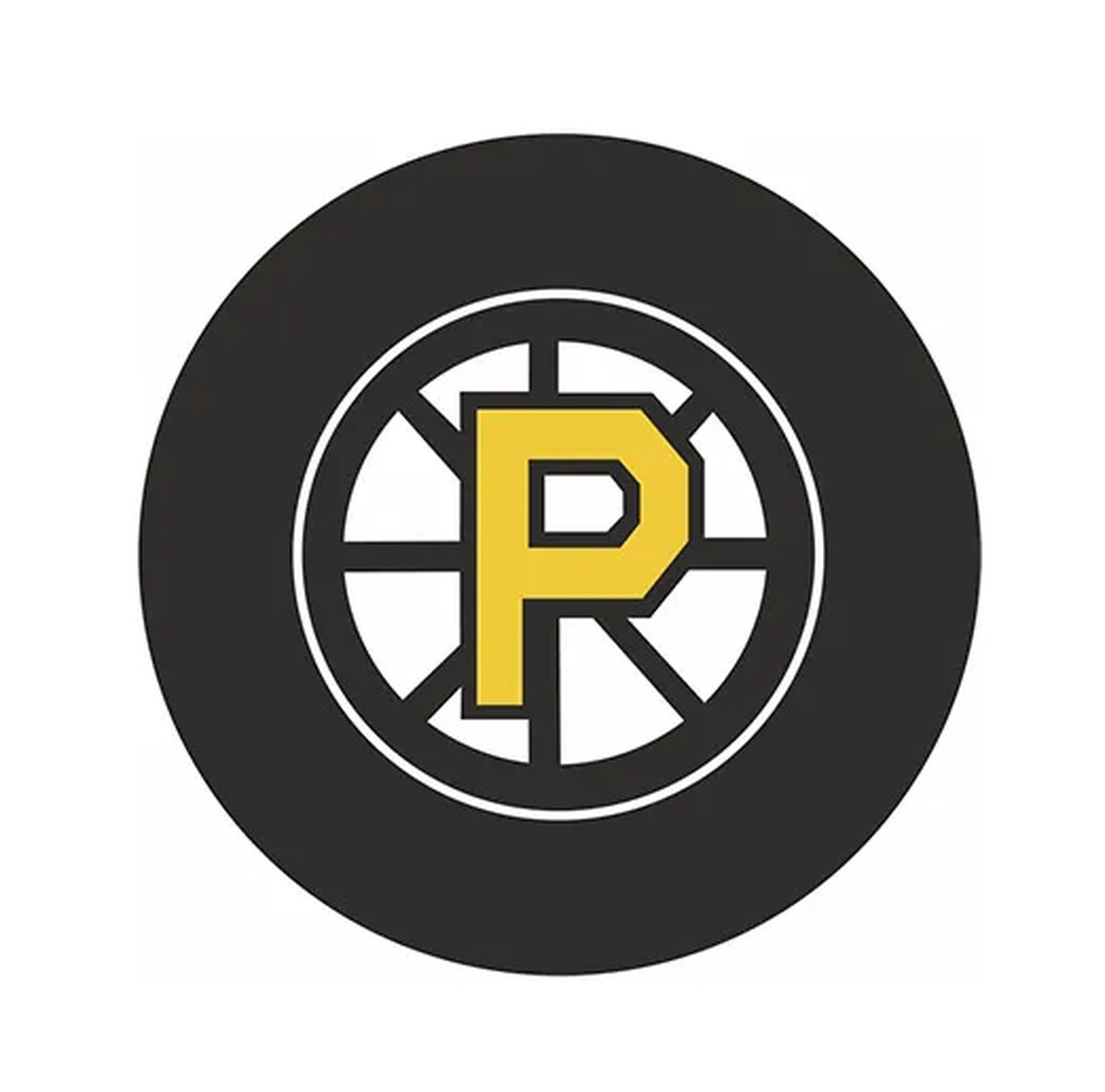 Шайба Rubena AHL Bruins Providence, 76 мм, резина, цвет черный