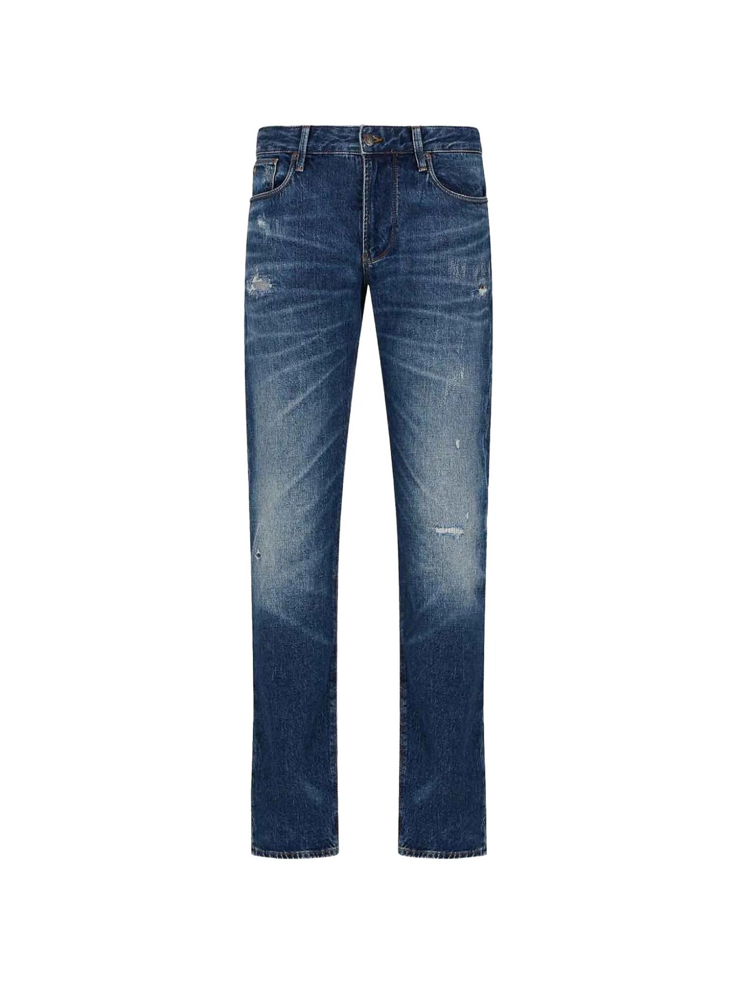 Джинсы Distressed whiskered jeans 
