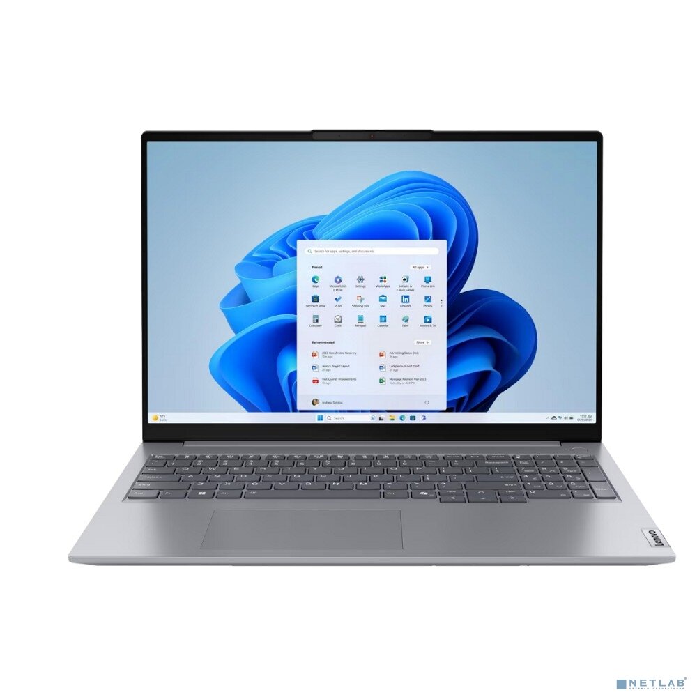 Lenovo ThinkBook 16 G7 ARP [21MW009VAK] Arctic Grey 16" {WUXGA Ryzen 5 7535HS/16GB/512GB SSD/DOS}