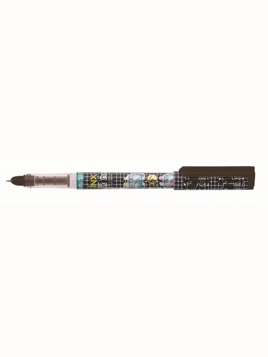 Перьевая ручка Hauser Inx Retro черная пластик картриджи