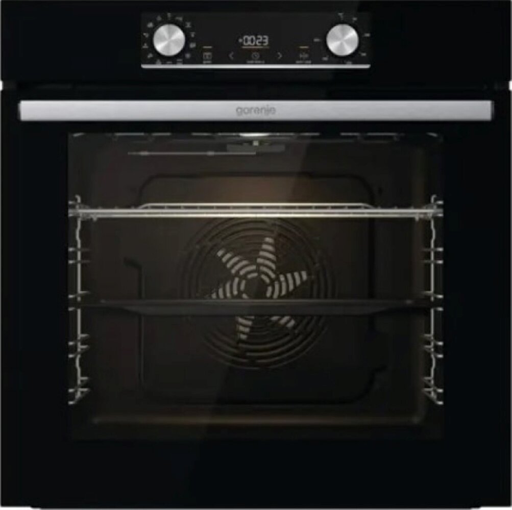 Духовой шкаф Gorenje BOX6737E01BG, паровая очистка, 13 режимов, черный