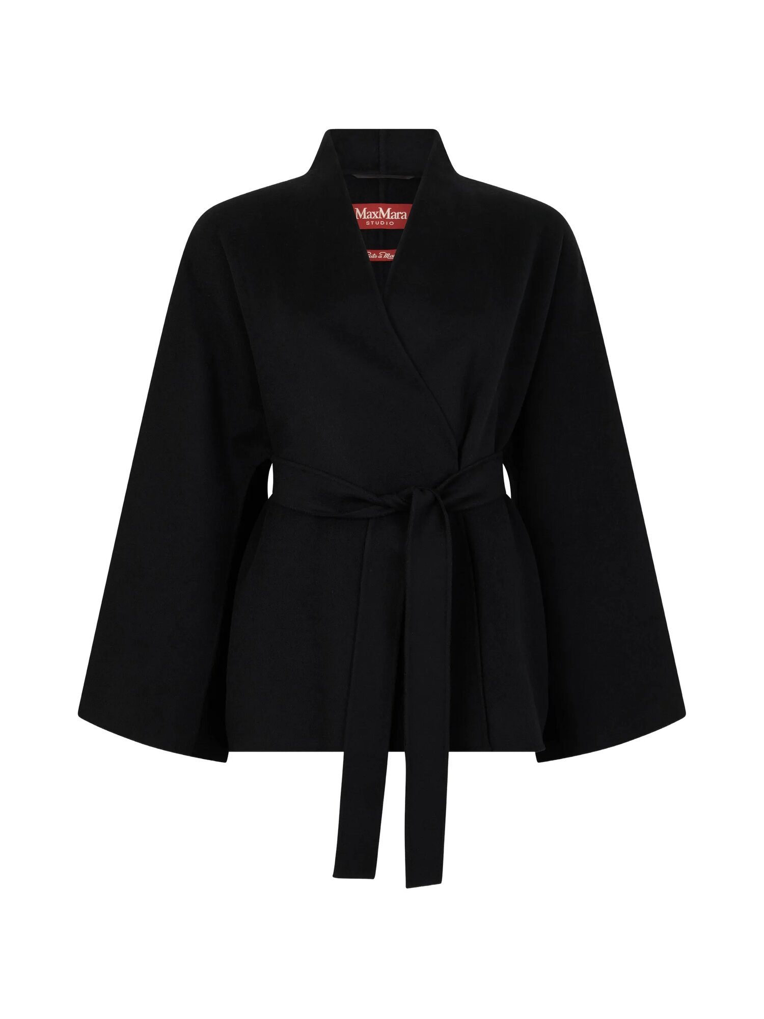 Пальто Belted wide-sleeve coat