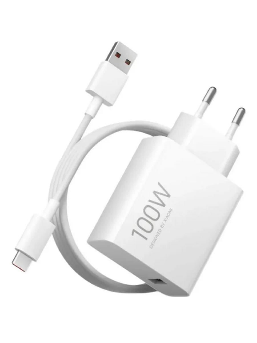 Сетевое зарядное устройство Xiaomi 100W Charging Combo (Type-A) Белый RU