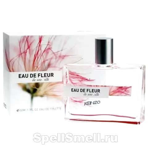 Женская туалетная вода 50 мл Кензо О Де Флер Де Сое Силк / Eau De Fleur De Soie Silk