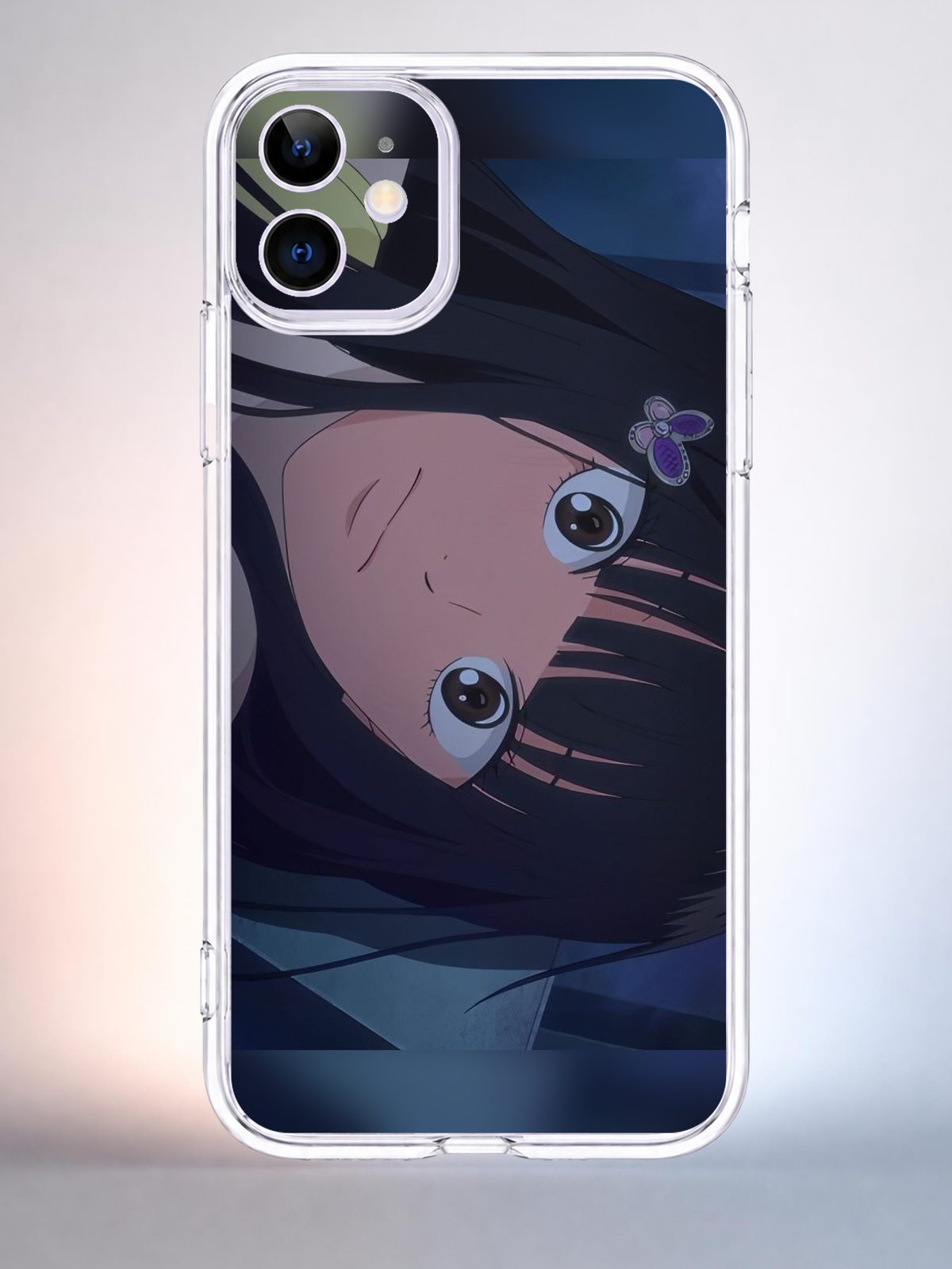 Чехол iPhone 11 Аниме девушка Y2K Indie Sleaze