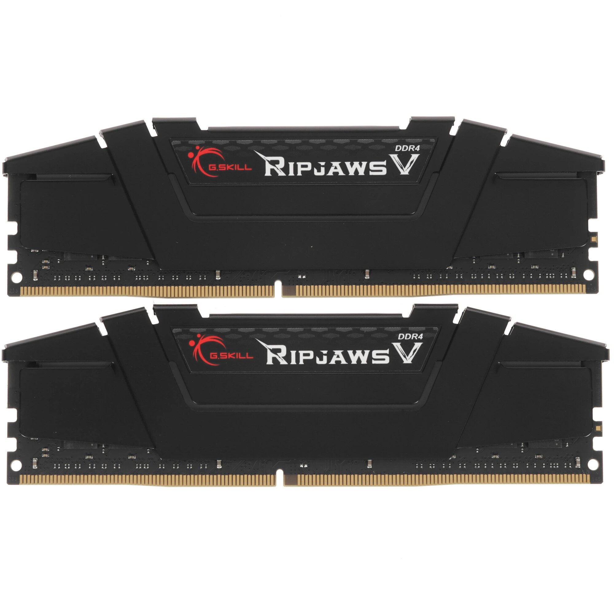 Модуль памяти DIMM DDR4 32Gb, 3600Mhz, 2x16Gb, G.Skill Ripjaws V Black (F4-3600C16D-32GVKC)