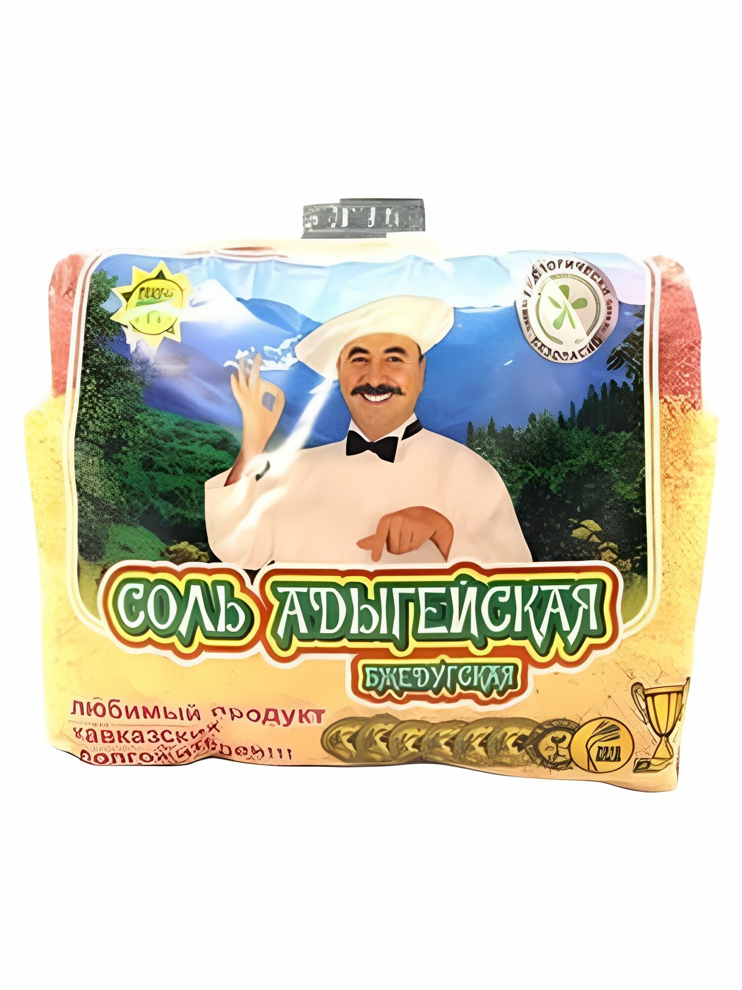 Соль адыгейская Бжедугская, 450г