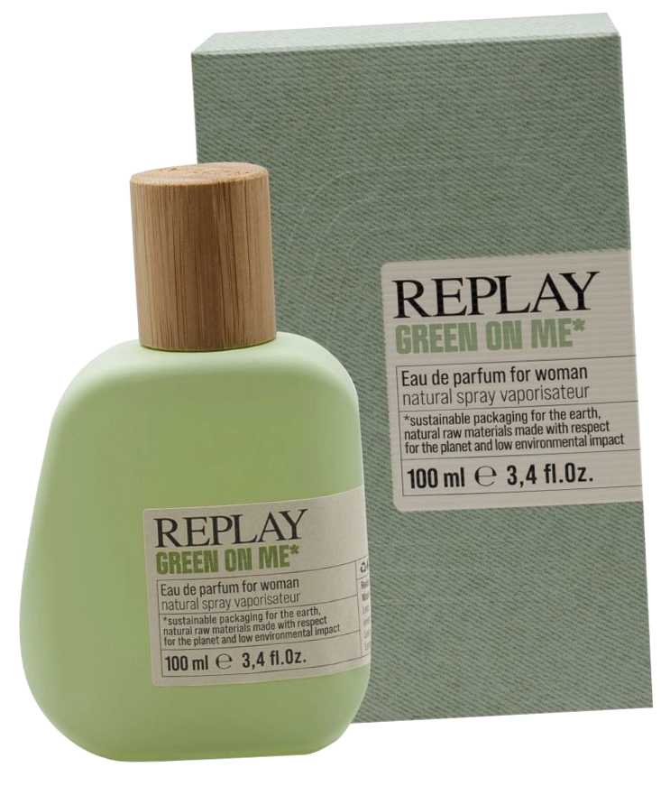 Парфюм Replay Green On Me For Woman для женщин 100 мл / Реплей Грин Он Ми