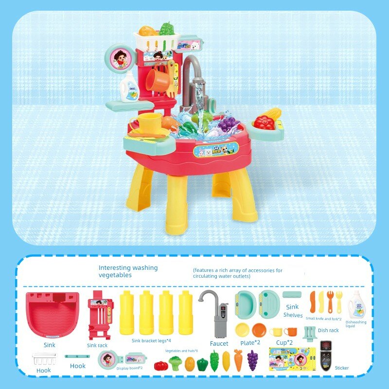 Mimiworld Toni Веселая игровая кухня с функцией мытья овощей для девочек, игрушка по мотивам мультфильма, идеальный