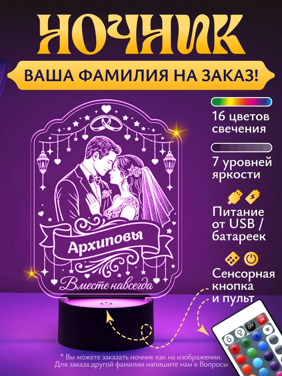 Ночник "Архиповы - молодожёны"
