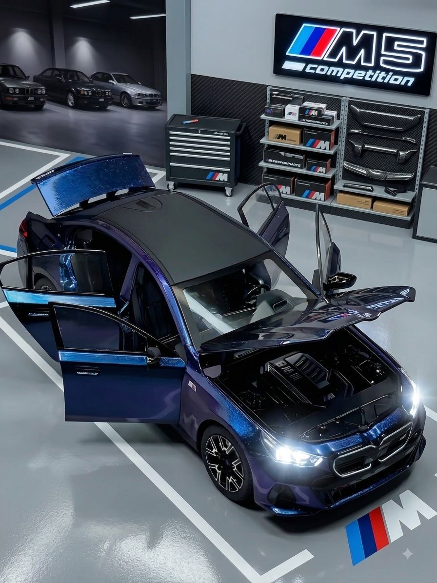 Металлическая машинка (модель автомобиля) BMW БМВ М5 G90 1:24