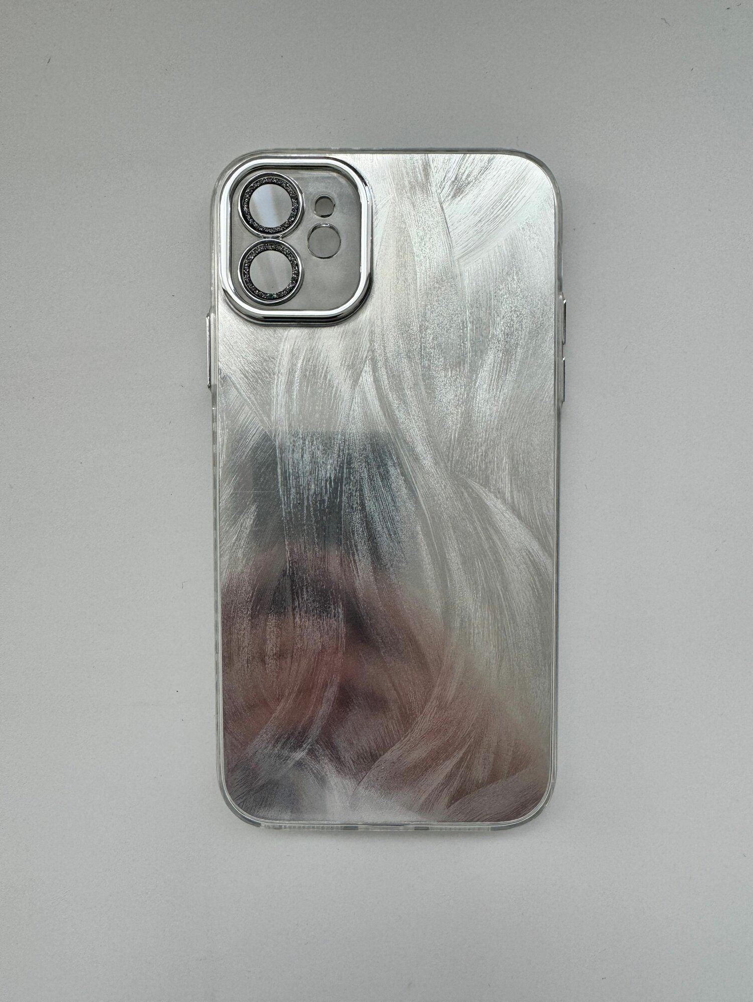 Чехол-Накладка для смартфона Apple iPhone 12, материал силикон, цвет белый — фото 1