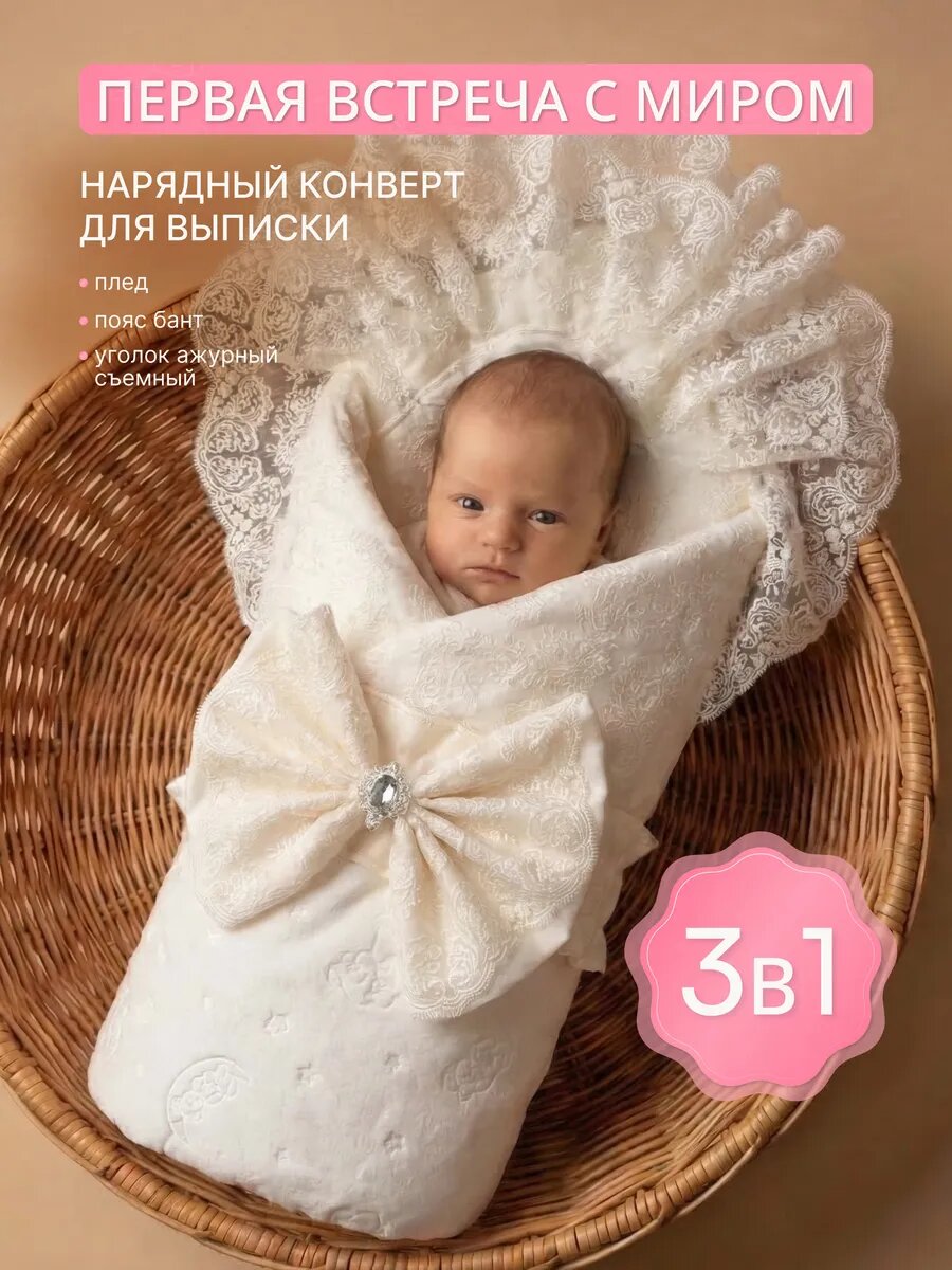 Конверт на выписку одежда для новорожденных