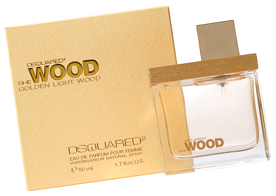 Женский аромат Dsquared2 She Wood Golden Light Wood 50 мл / Дискваред Ши Вуд Голден Лайт Вуд
