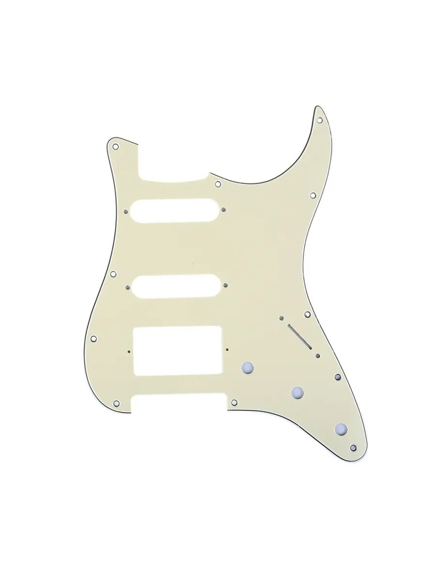 MX1382CM Пикгард для гитары Fender Stratocaster HSS, 3 слоя,