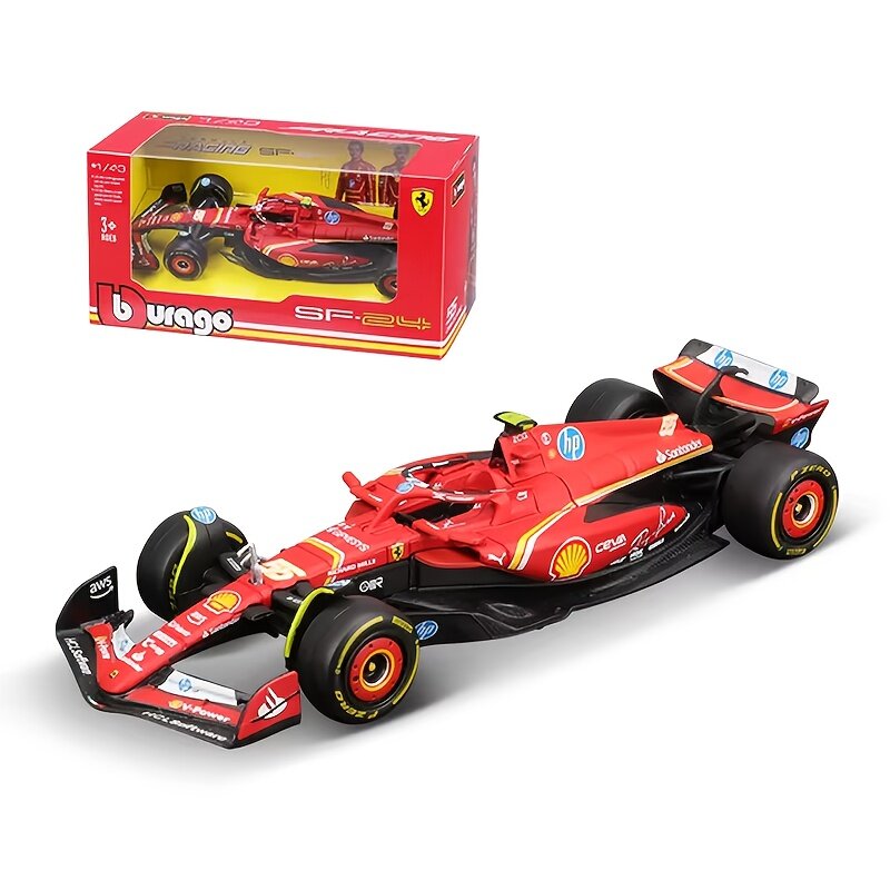 Коллекционная модель гоночного автомобиля Формула-1, масштаб 1:43, литая из цинкового сплава, модификация SF24 №55