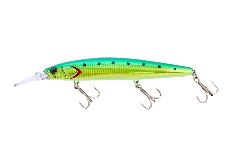 Jackall BIGBACKER WANGAN MINNOW Far Cast Luya Bait 27,2 г 128mm 27.2g No.4