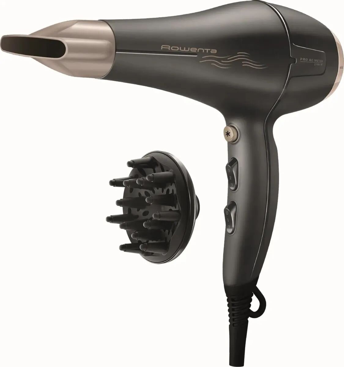 Фен Rowenta CV7827F0 Signature Pro, мощность 2100W
