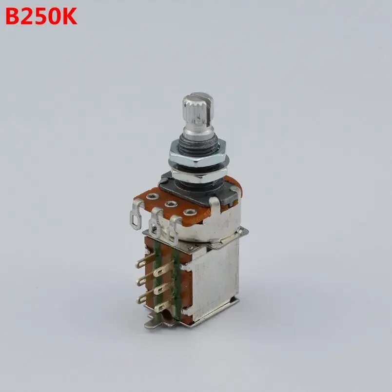 Потенциометр B250K для гитары, 1 шт.