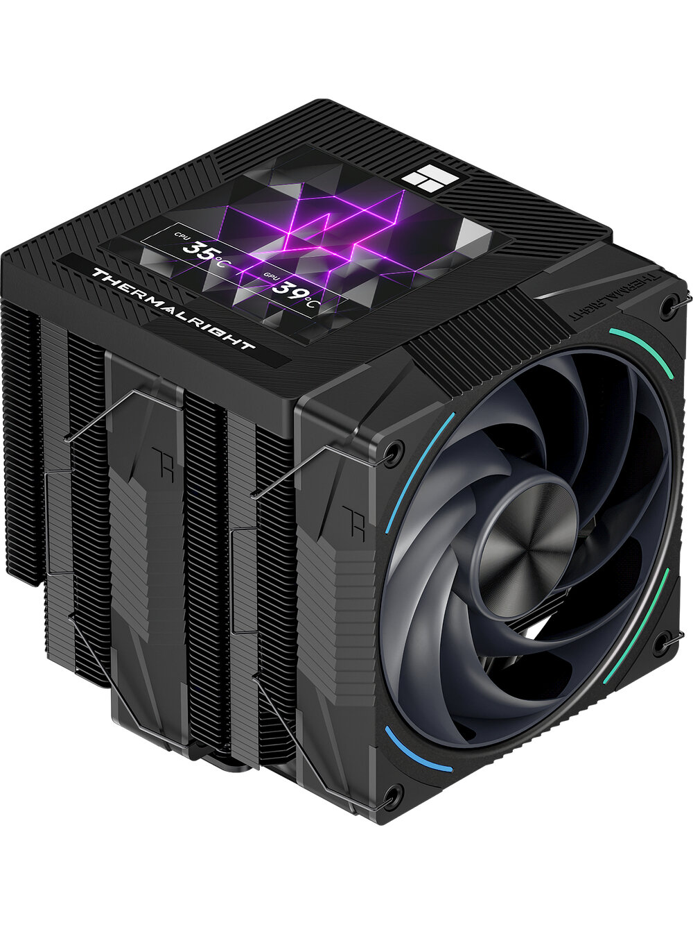Кулер для процессора THERMALRIGHT Phantom Spirit 120 Vision EVO ARGB Black (PS120-V-EVO)