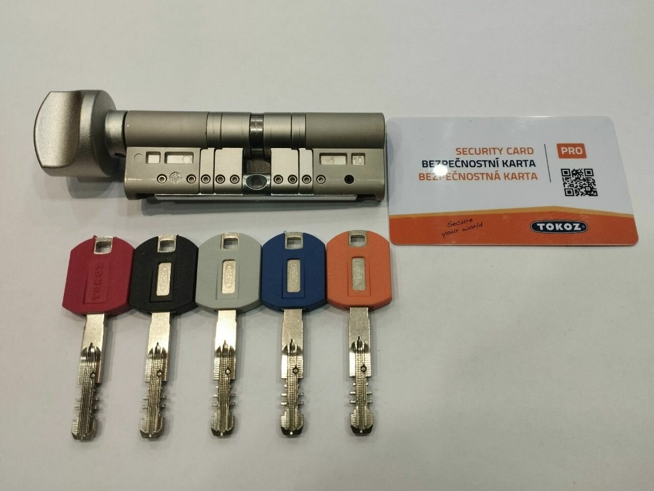 Цилиндровый механизм TOKOZ PRO 300 (45x45В) 90мм. NI