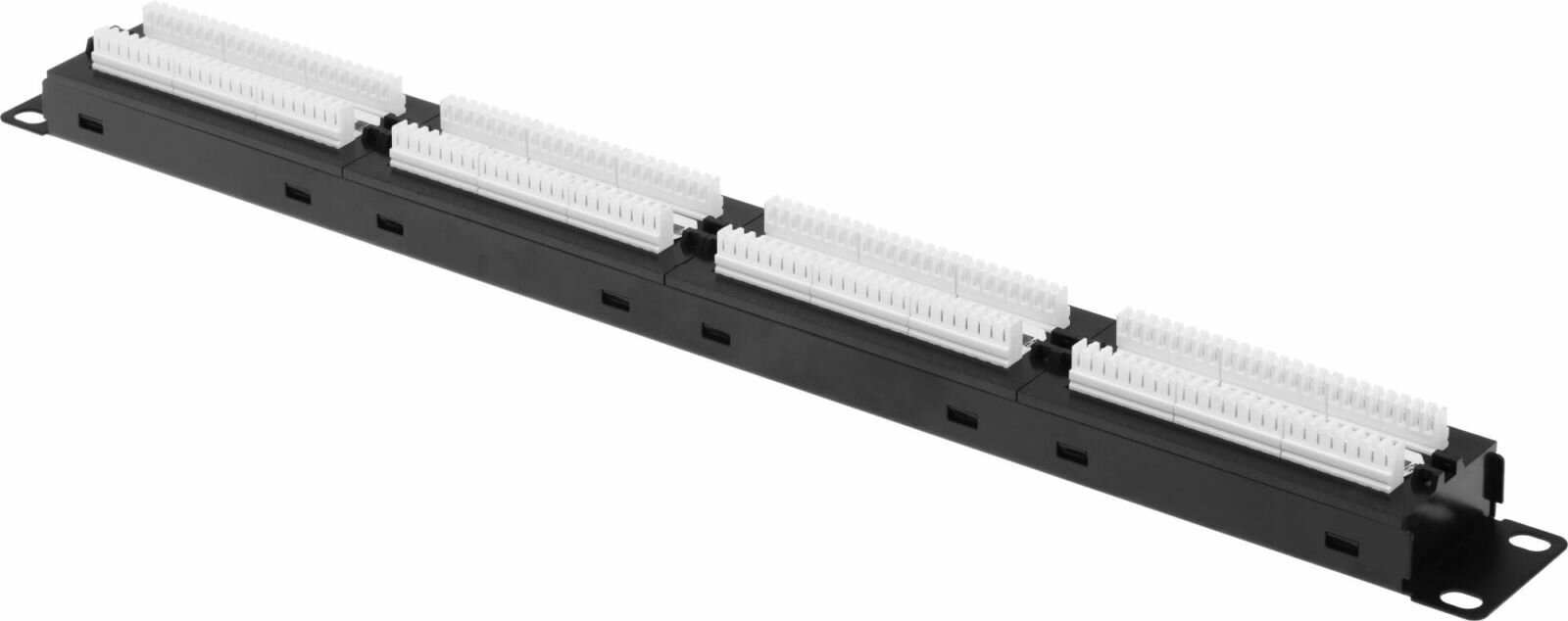 Патч-панель Lanmaster 19", 1U, порты 24хRJ45, категория 5E, UTP (NM-PPU24C)