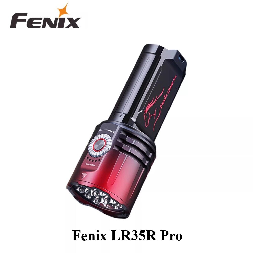 Fenix LR35R Pro Перезаряжаемый светодиодный фонарик, сильный свет 10000люмен, открытый-Лимитированная серия "Год лошади"