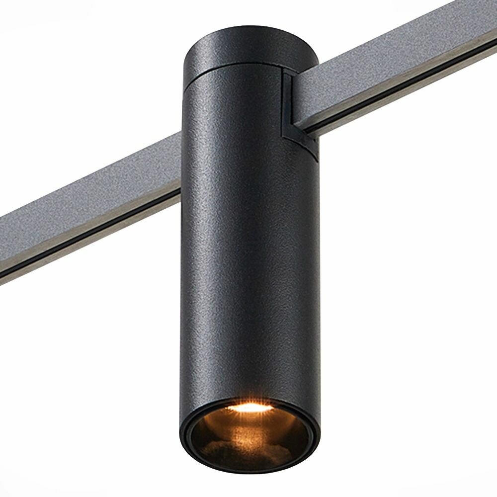 ST810.446.05 ST-Luce Магнитный трековый светильник FARM Черный LED 1*5W 4000K 227Lm Ra90 60 IP20 D35xH112 2.