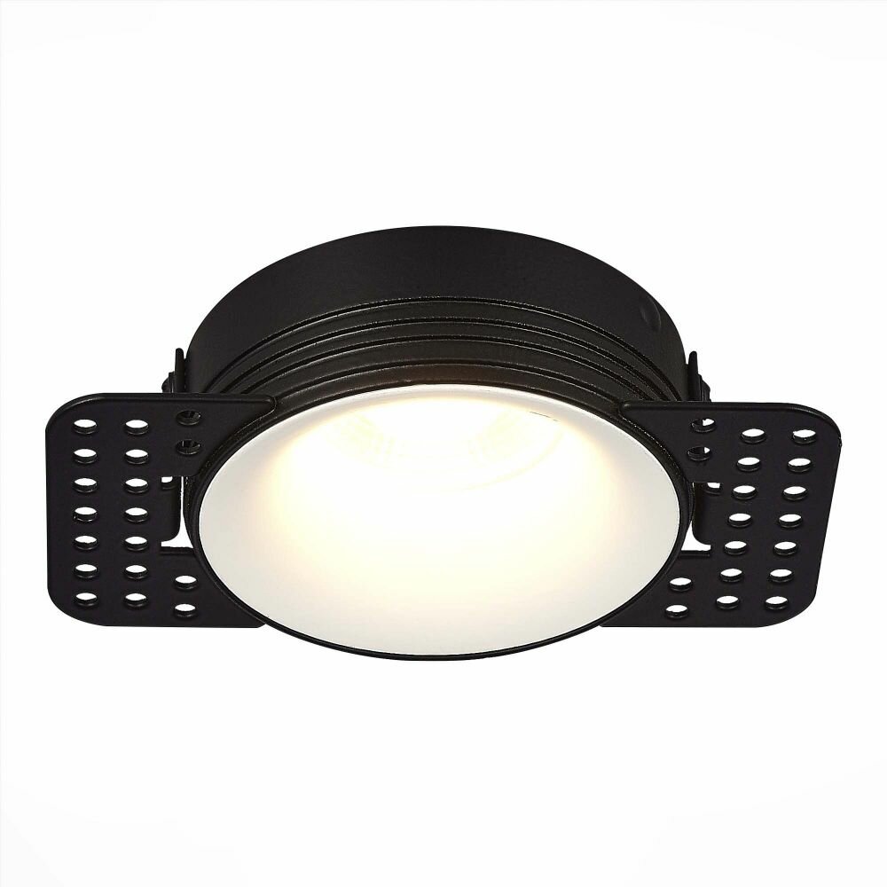ST218.458.01 ST-Luce Св-к встр. Черный GU10 1*50W IP20 D78xH30 165-265V Без ламп.