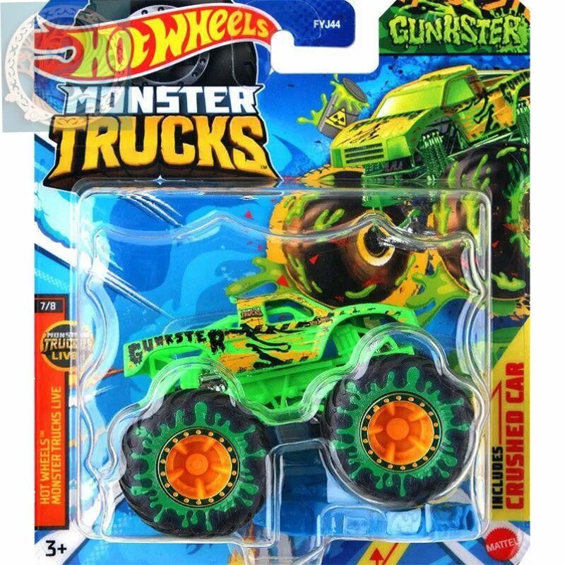 Монстр-траков Hot Wheels 1:64: Bigfoot, Gunkster, Dragonizer и другие (серия Monster Trucks, коллекционные модели)