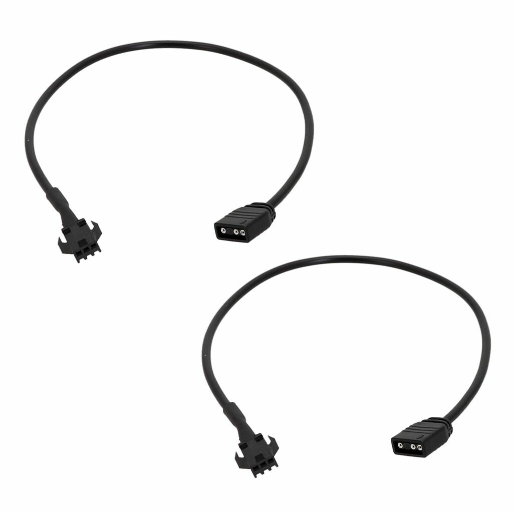 Комплект для подключения питания, Переходник для вентиляторов RGB SM3/4Pin от / на 3PIN мать, 2 штуки