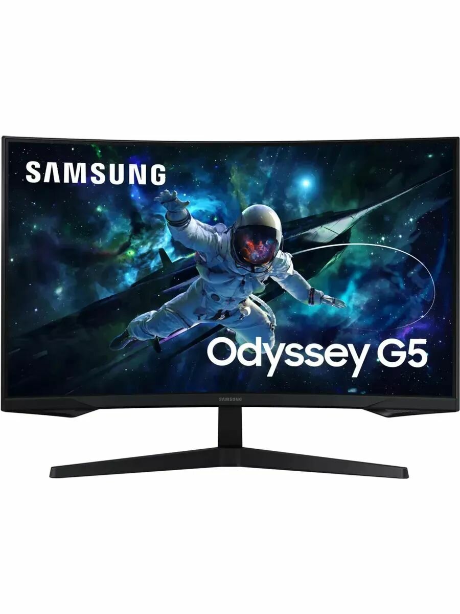 Монитор Samsung S32CG550EI 32" VA 2K 1ms HDMI DP USB 165Hz 300cd Ex Cur черный