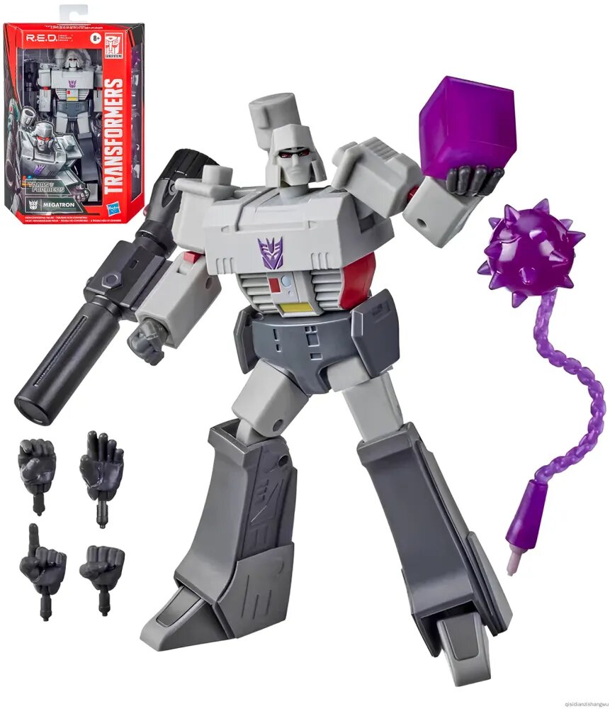 Фигурка Мегатрон Трансформеры (Transformers Decepticon Megatron), 15 см, коллекционная, серия R.E.D, лицензионная
