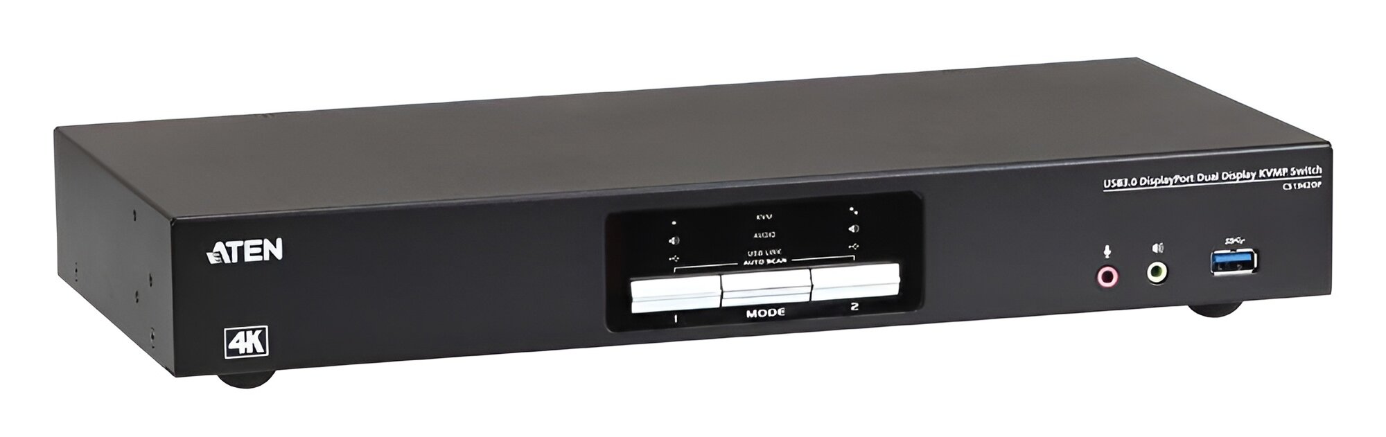 Настольный KVM переключатель ATEN CS1942DP-AT-G 2PORT, черный