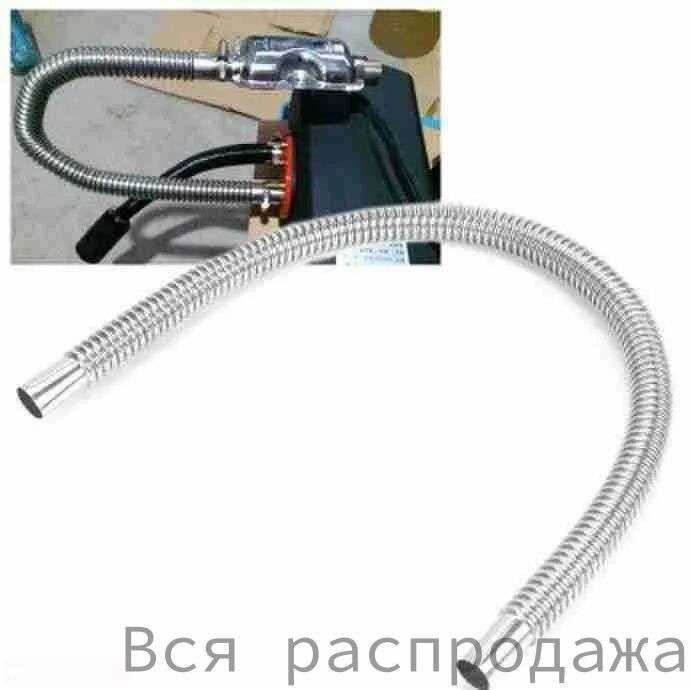 Гофра глушителя для Webasto 50 см, диаметр 24 мм — гибкая труба для автономных подогревателей, хомуты в комплекте