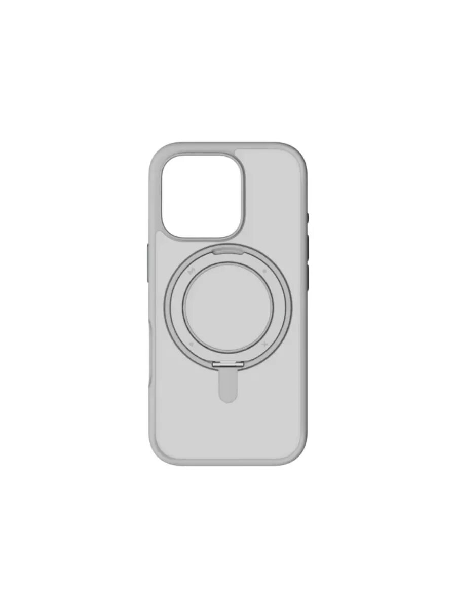Чехол для iPhone 16 Pro 6.3" с кольцом-подставкой 360°