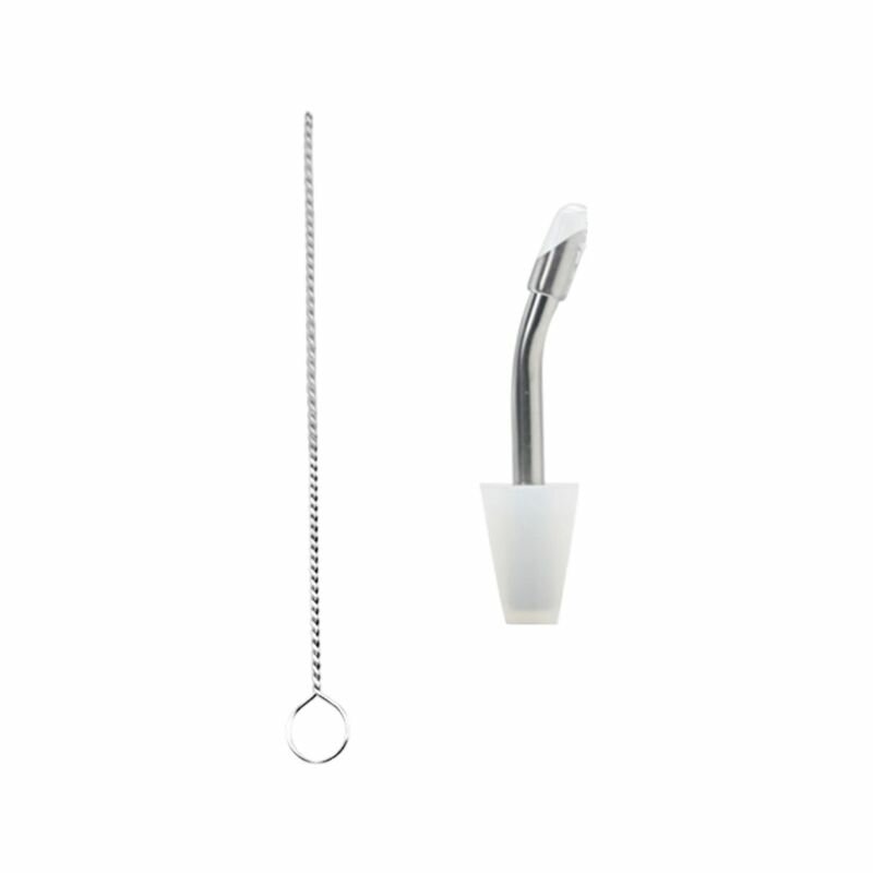 (1 шт.) Сильконовый носик для походного чайника, маленький белый