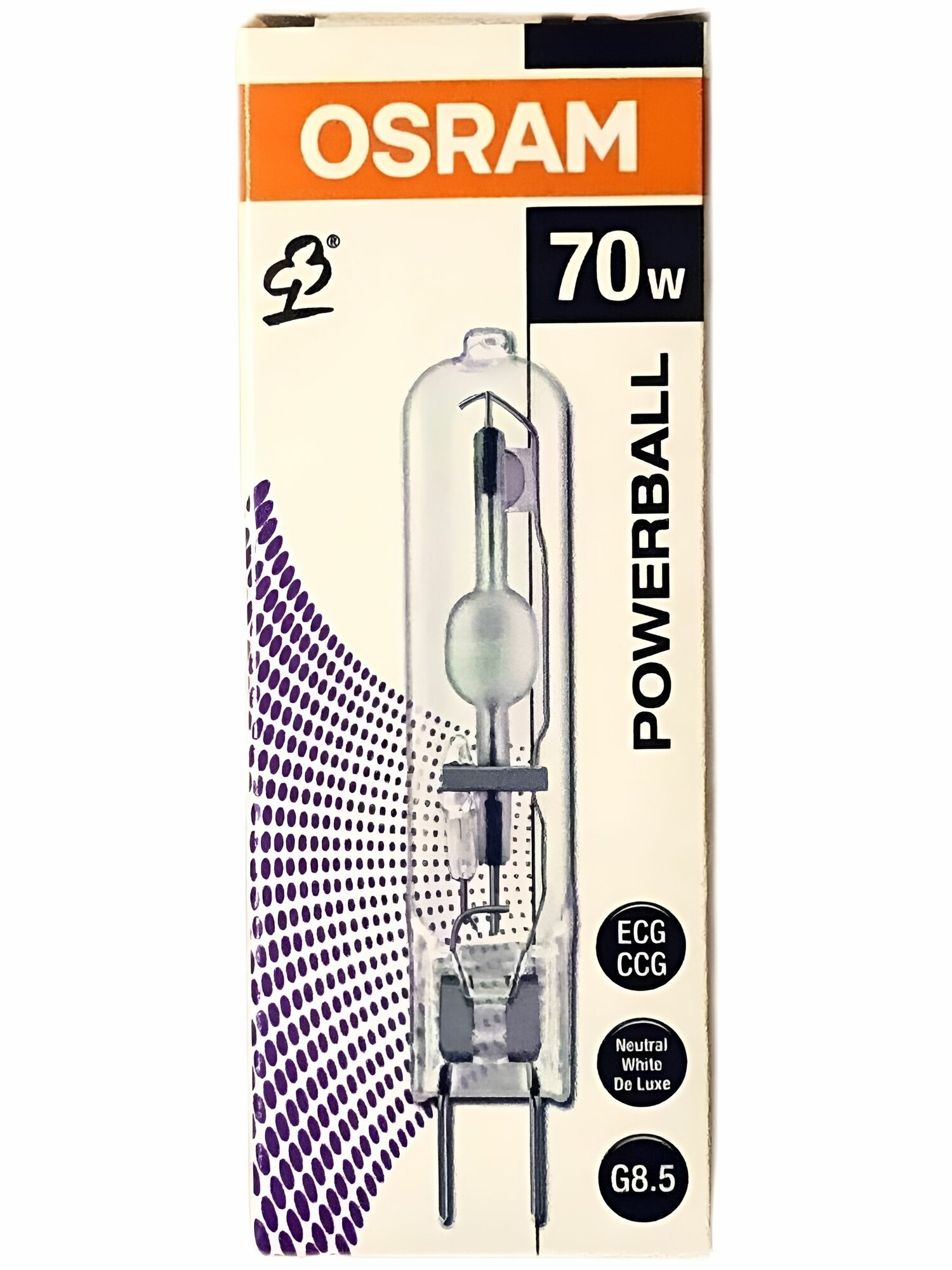 Лампа металлогалогенная Osram HCI-TC G8,5 70W/942 нейтрально белого света