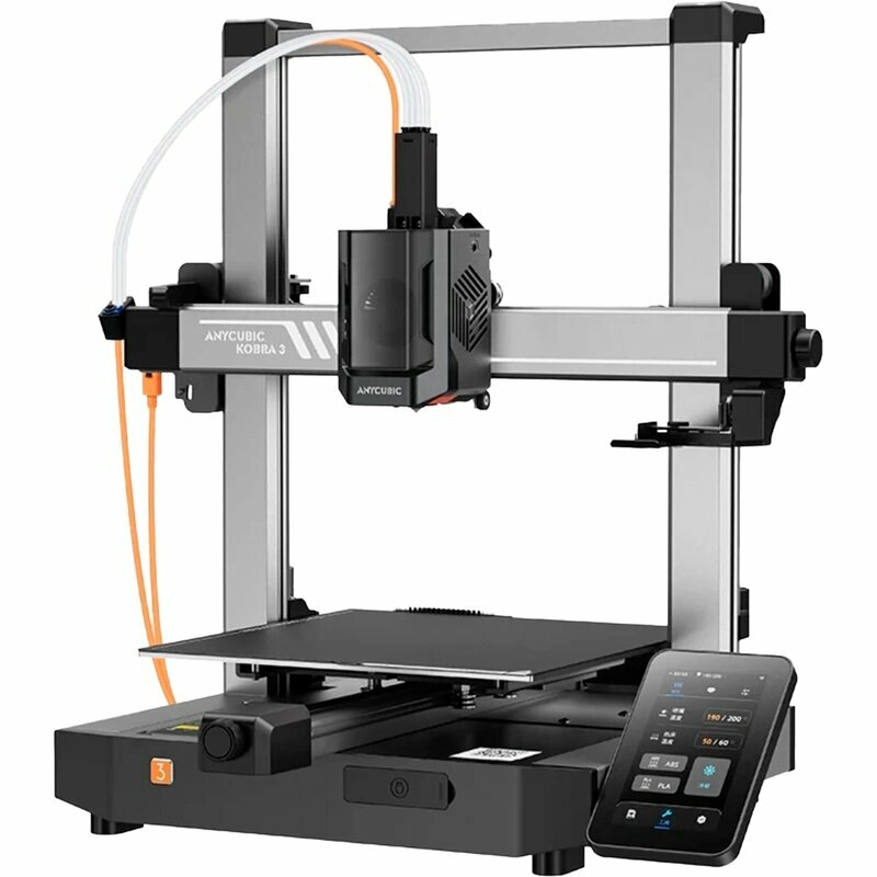 3D-принтер Anycubic Kobra 3, FDM/FFF/PJP, USB, Wi-Fi, 25 см x 26 см x 50 см
