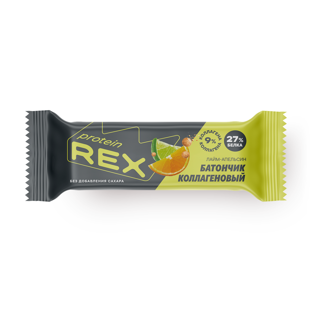 Батончик ProteinRex "Лайм-Апельсин", протеиновый, 45 г, 1 упаковка