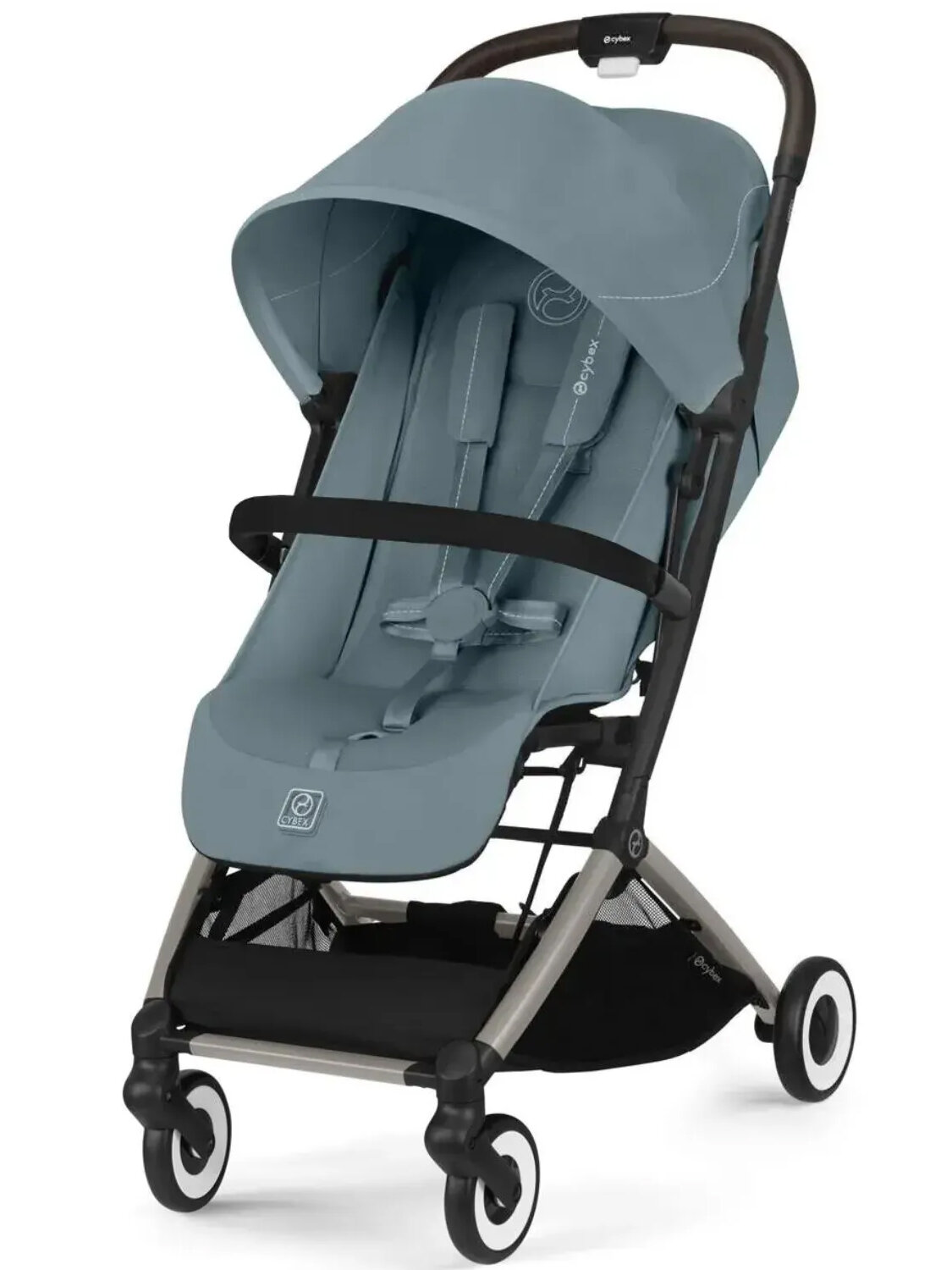 Коляска прогулочная Cybex Orfeo TPE Stormy Blue с дождевиком и бампером 525000337